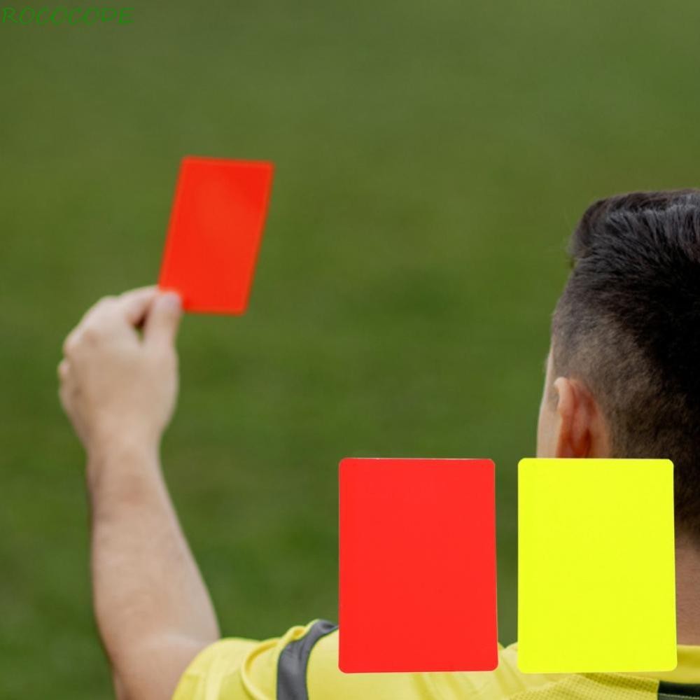 ROCOCODE PVC Football Referee Warning Card, PVC Red Card Football ...