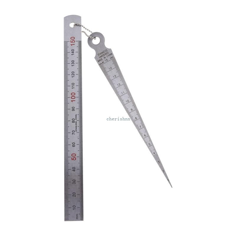 CH* Stainless Steel Taper Gauge Wedge Plug Straightedge Welding ...