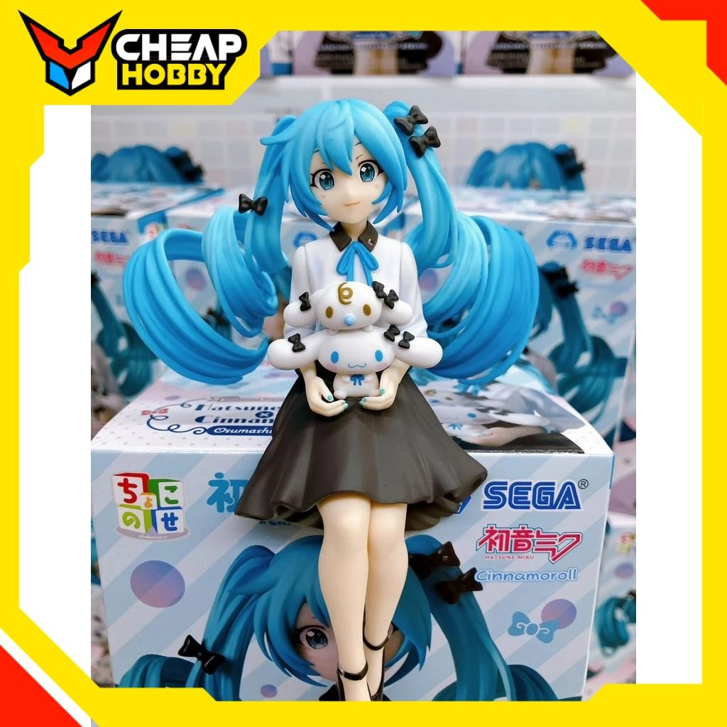 Hatsune Miku x Cinnamoroll Sumashi Ver. Premium Chokonose Figure Genuine (SEGA) | Shopee Singapore