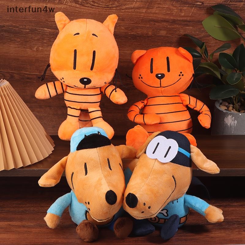 interfun4w Dog Man Plush Toy Anime Petey Cat Puppy Stuffed Animal ...