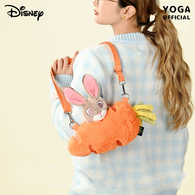Authentic Disney Zootopia Judy Hopps Carrot Plush Crossbody Bag Cute ...