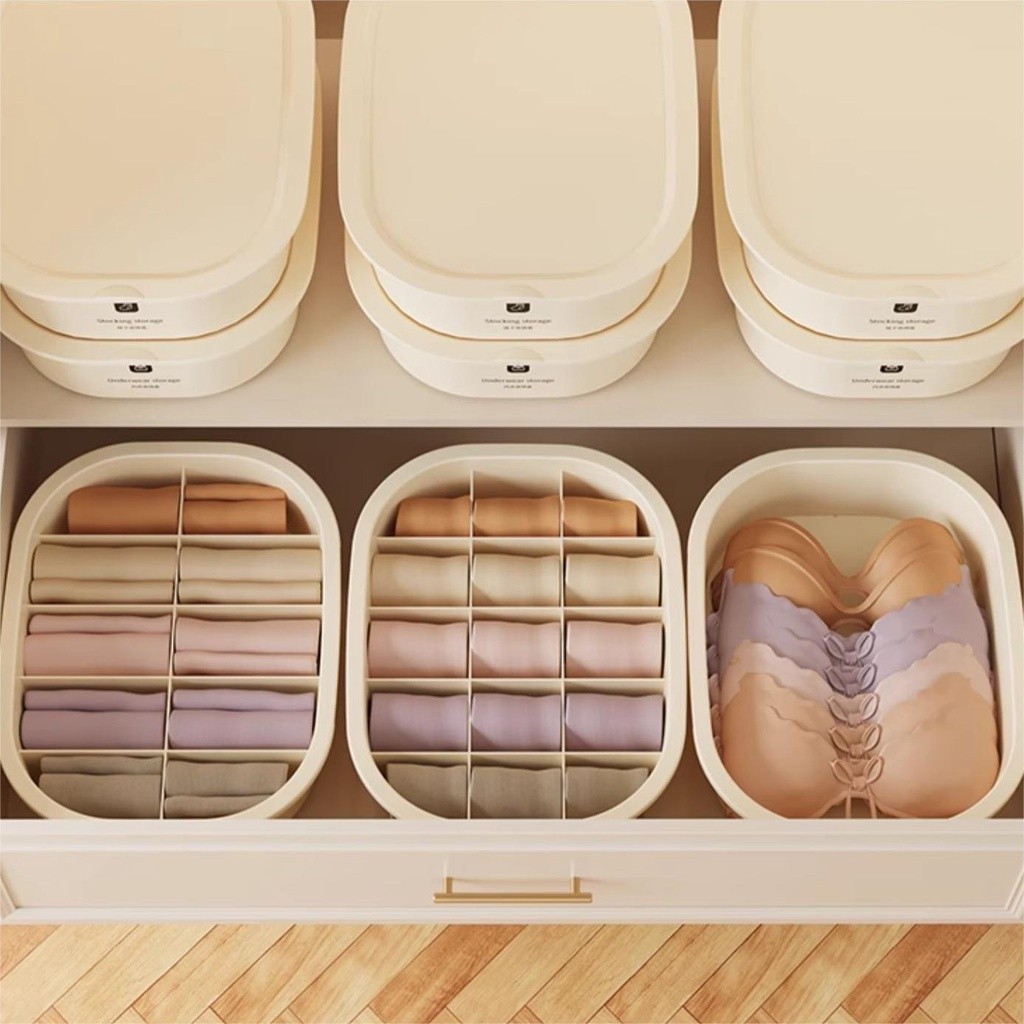 StorageWorks Underwear Storage Box/Bra Storage/ Sock Storage Household ...