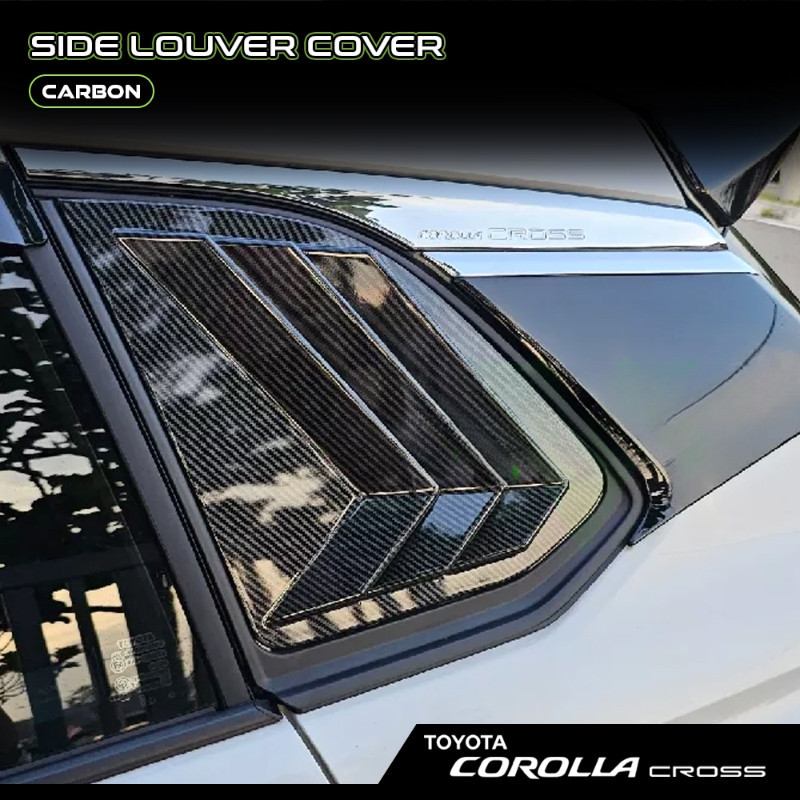 2021 2022 2023 2024 Toyota Corolla Cross Side Louver Cover Rear ...
