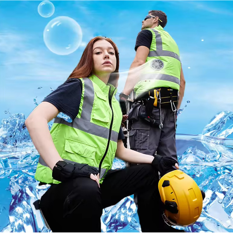 Cooling Vest Refrigeration Vest Ice Frost Fan Clothes Air Conditioning ...