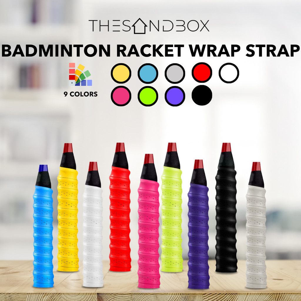 Badminton Racket Wrap Strap Racket Hand Glue Keel Sweat-Absorbent Strap ...