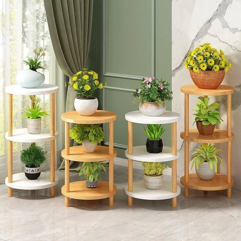 Luxury flower bed, flower shelf, living room, multi-storey flower table ...