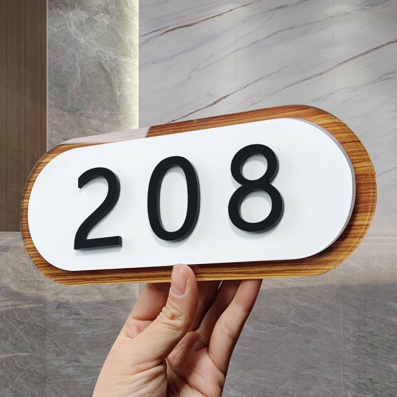 Customised Unit Sign door sign Unit Number house number Number plate ...