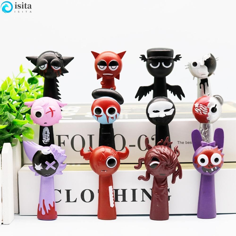 ISITA Sprunki Action Figure Toy, Simulation Collection Incredibox ...