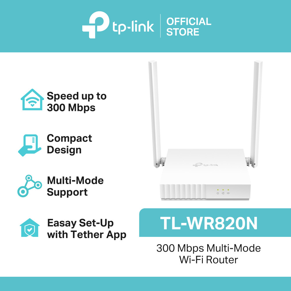 TP-Link | TL-WR820N 300 Mbps Wireless Repeater| WiFi Router Modem ...
