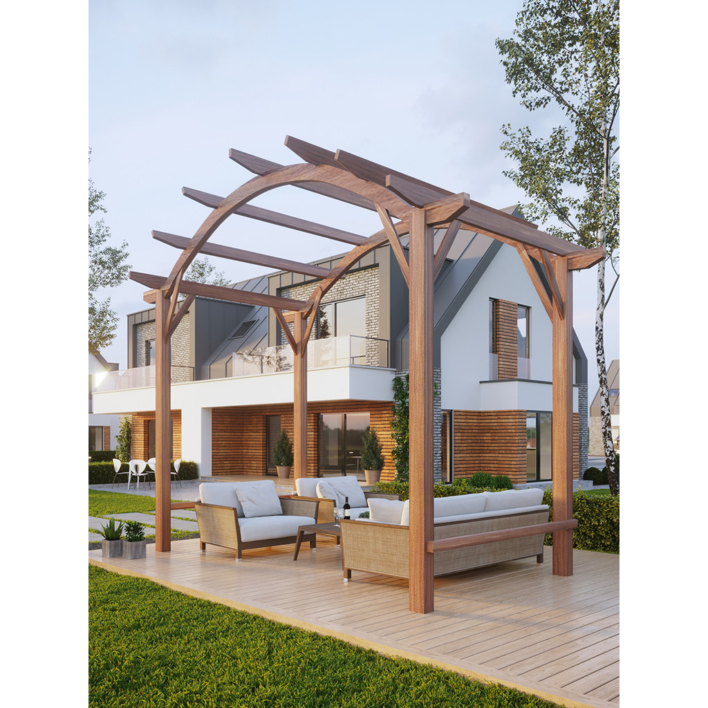 Grape Trellis Courtyard Anti-Corrosion Wood Outdoor Assembly Climbing ...