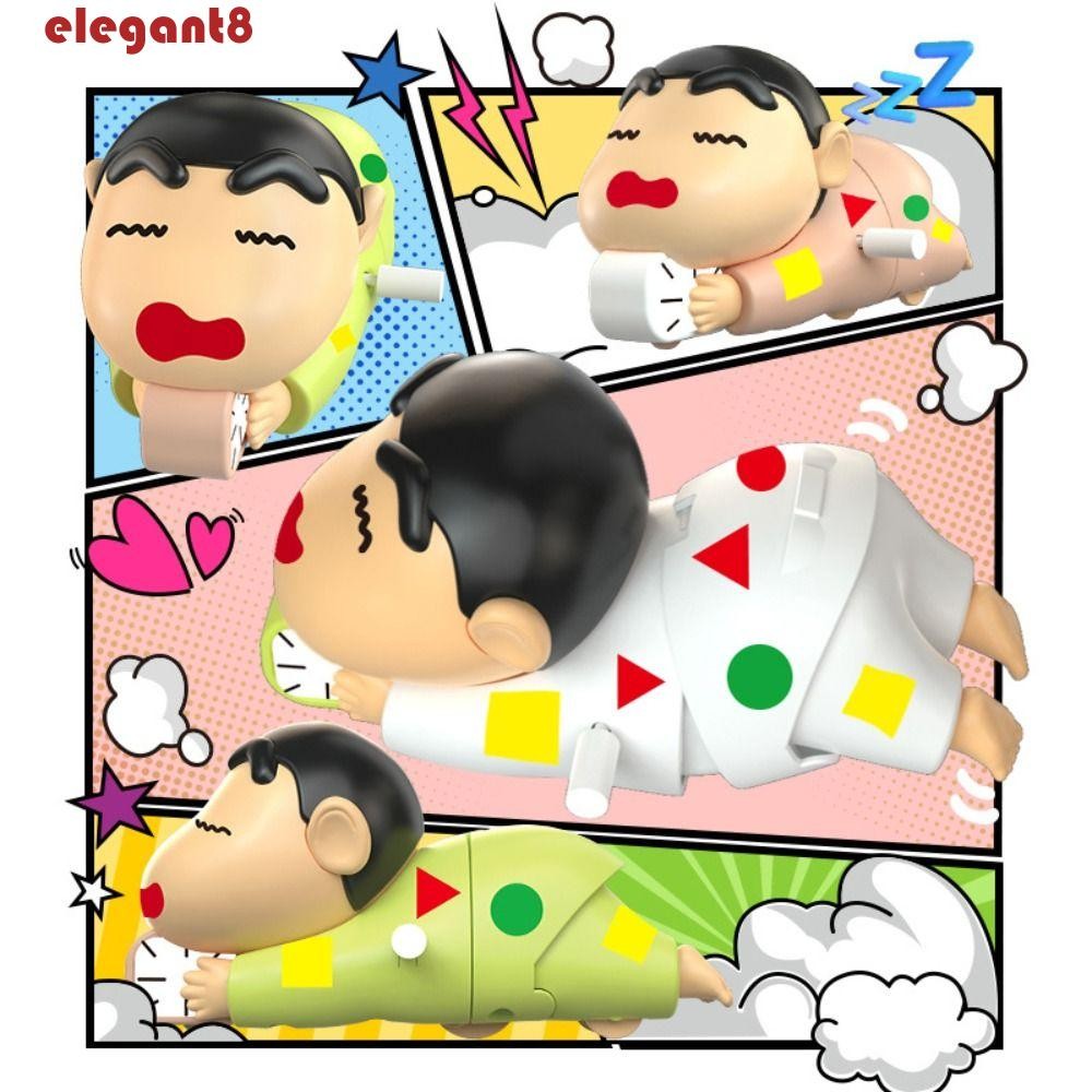 ELEGANT Crayon Shin-Chan Clockwork Toys, Interactive Q-style Anime Wind ...