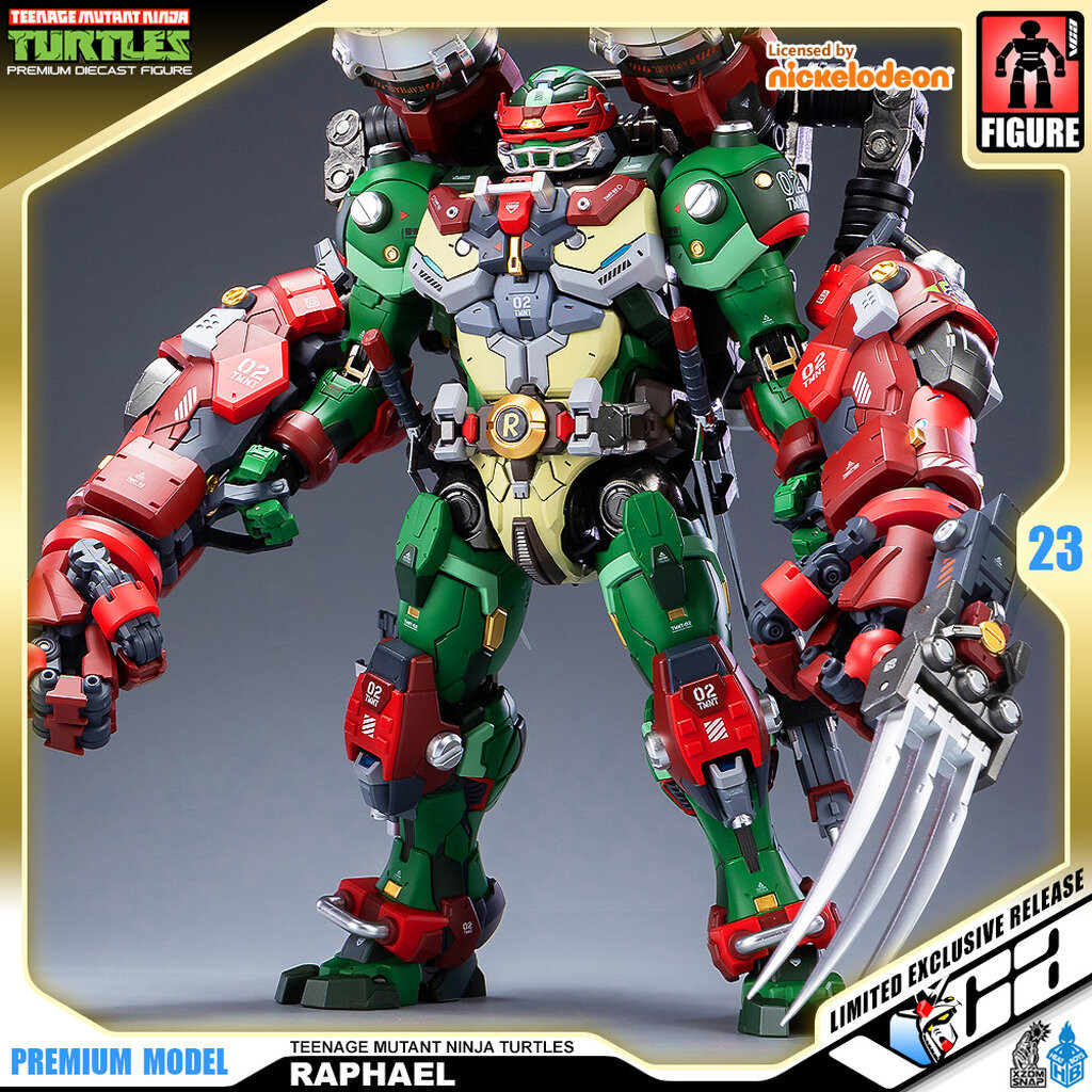 VCA ️ HEAT BOYS METAL BUILD STRUCTURE MECHA TEENAGE MUTANT NINJA ...