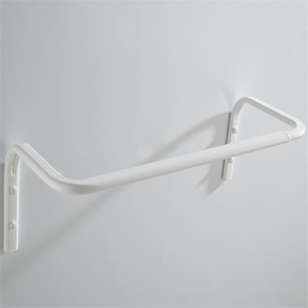 U-Shaped Hangrail Grid Wall Tubing Handrail Black Metal Handrail for ...