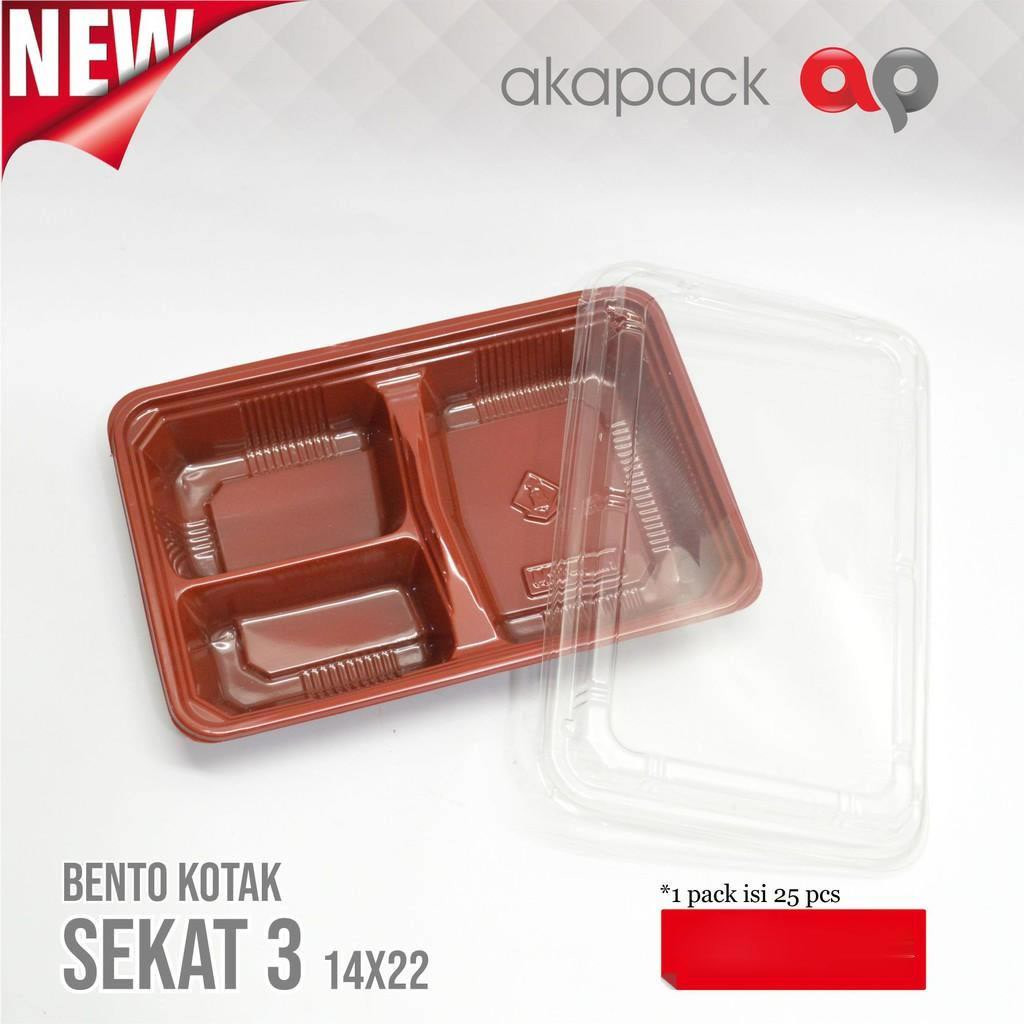 HITAM MERAH MINIMAL 3 RED-BLACK BENTO BOX IN RED OUTSIDE BLACK JAPAN ...