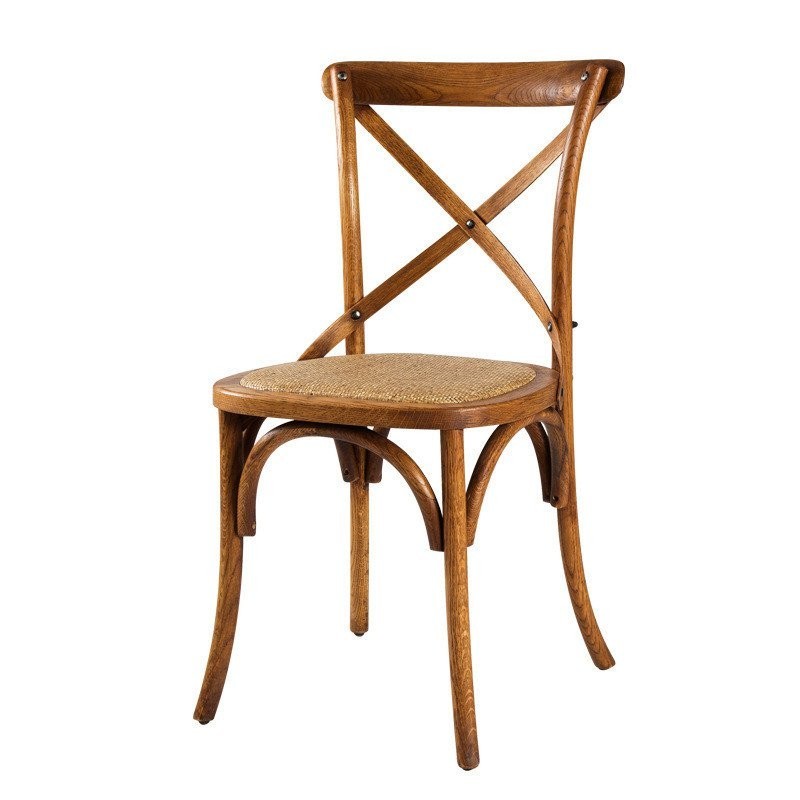American Dining Chair Cross back chair Oak Solid Wood Furniture Back ...