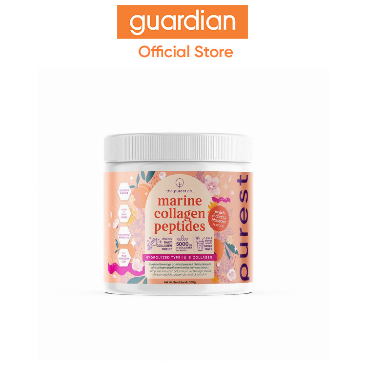 Purest Co Marine Collagen Peptides Powder 300g | Shopee Singapore