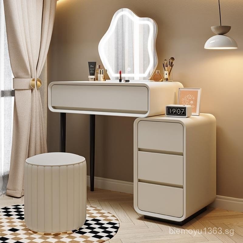 Cream Style Solid Wood Master Bedroom Dressing Table Bedroom Modern ...