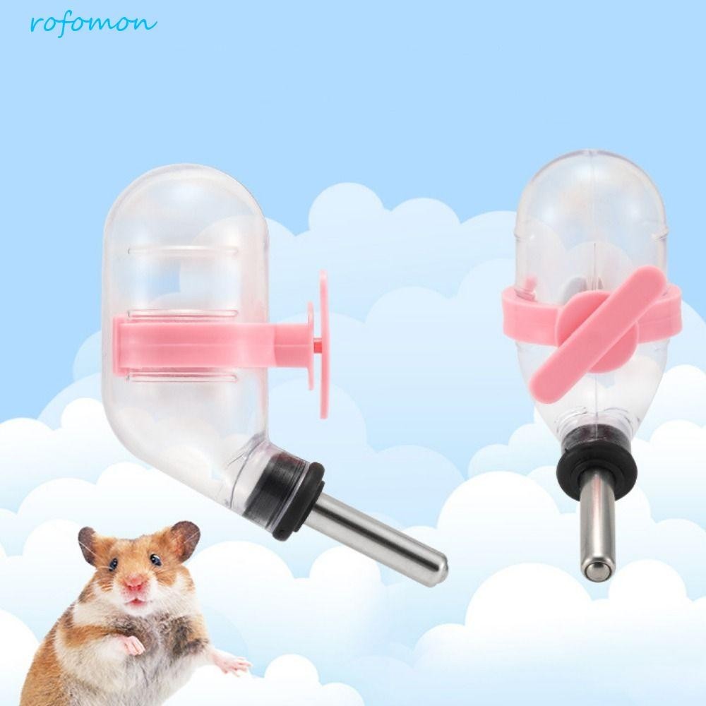 ROFOMON Hamster Water Dispenser, 60ML Automatic Hamsters Water Bottle ...