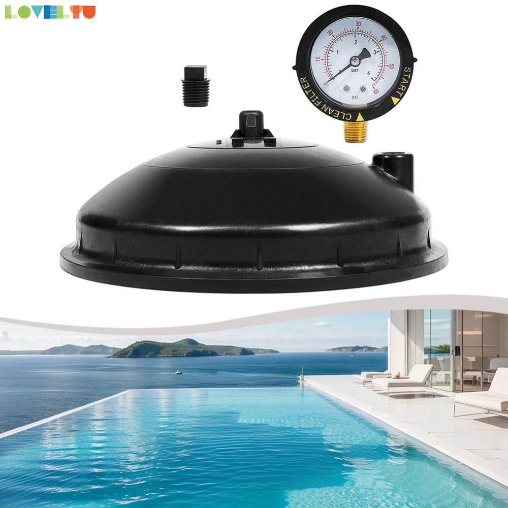 Complete Water Valve Top Cover Assembly with Pressure Gauge for Pool ...