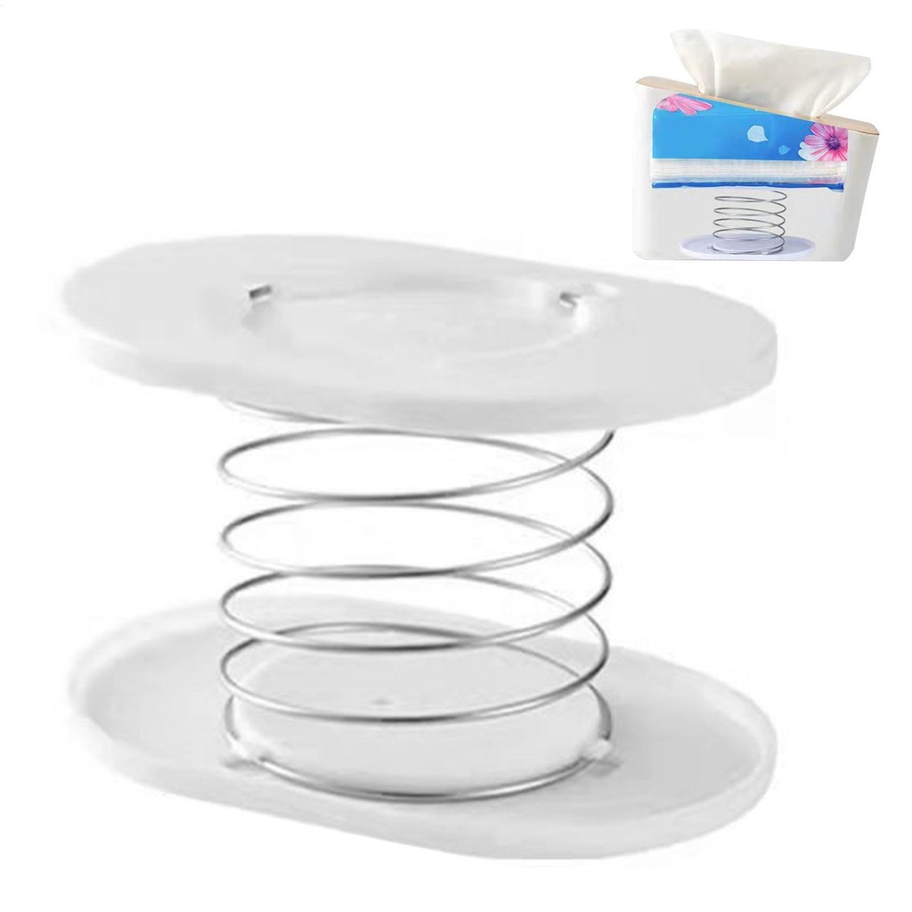 Tissue Box Holder Spring Automatic Lifting Tissue Box Pusher Lifter ...