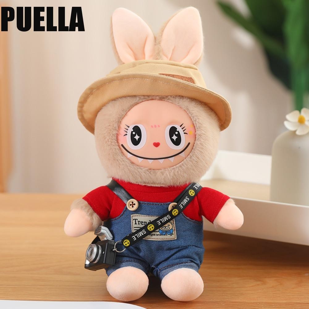 PUELLA Labubu Plush Stuffed Doll, Cartoon Stuffed Labubu Time Plush Toy ...