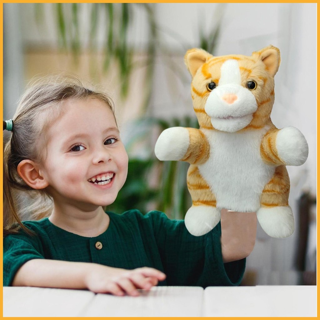 Toddler Animal Toys Hand Puppet Toy Interactive Animal Puppets Plush ...