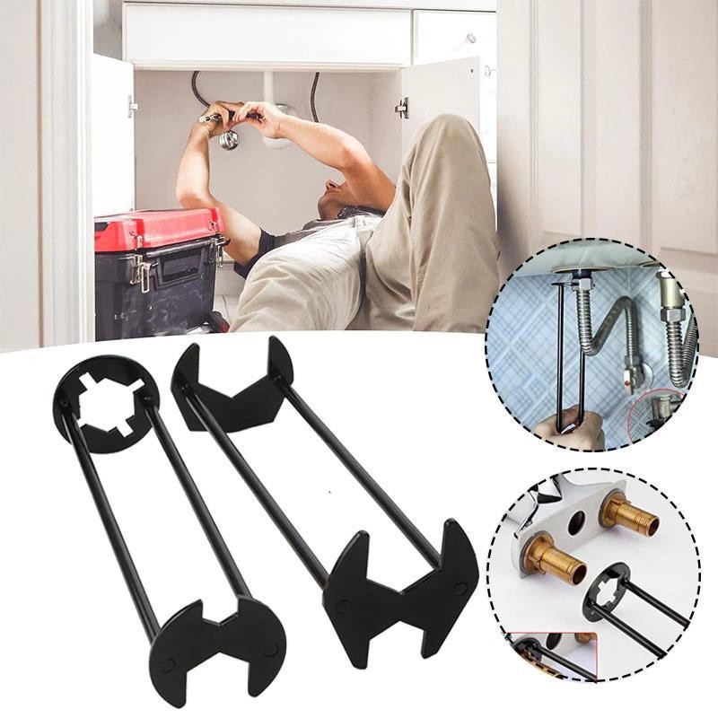 Multifunction Sink Wrench Plumbing Tool for Bathroom Kitchen Faucet ...