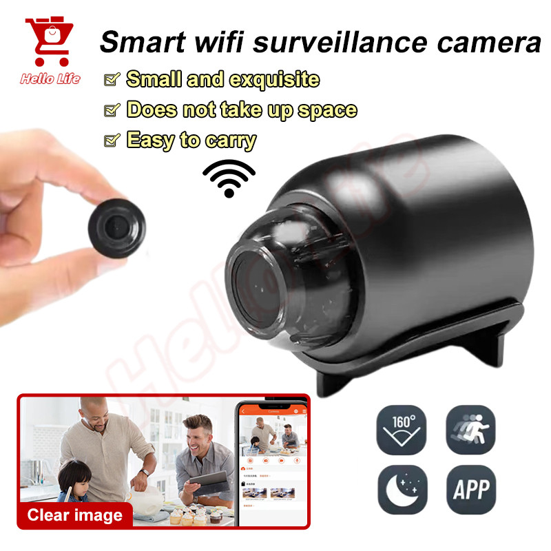 360° Ultra-wide angle Mini Wi-Fi cat-eye camera 4k wireless camera ...