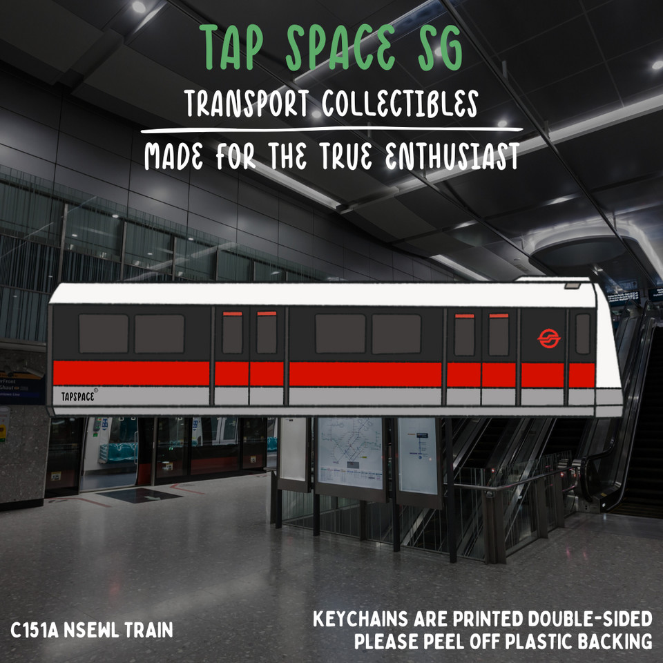 C151A NSEWL MRT Train Keychain | Shopee Singapore