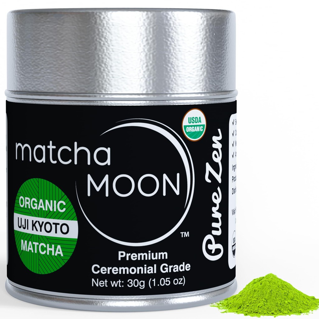 Matcha Moon Kyoto Uji Matcha Organic Organic Cultivation No Pesticide Additive-Free Powder ...