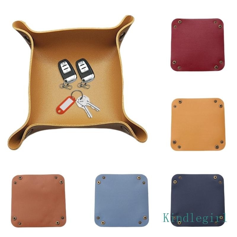 KING Compact and Practical PU Leather Storage Box Container for Jewelry ...