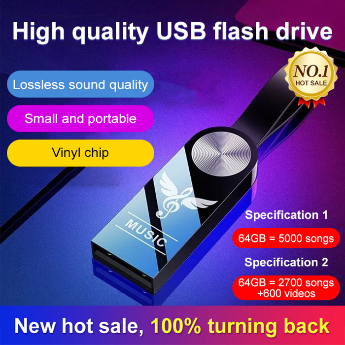 【32G/64G】High-Quality Audio USB Drive/ Thumb Drive/ Car USB Flash Drive/MP3 Flash Drive/车载音乐U ...