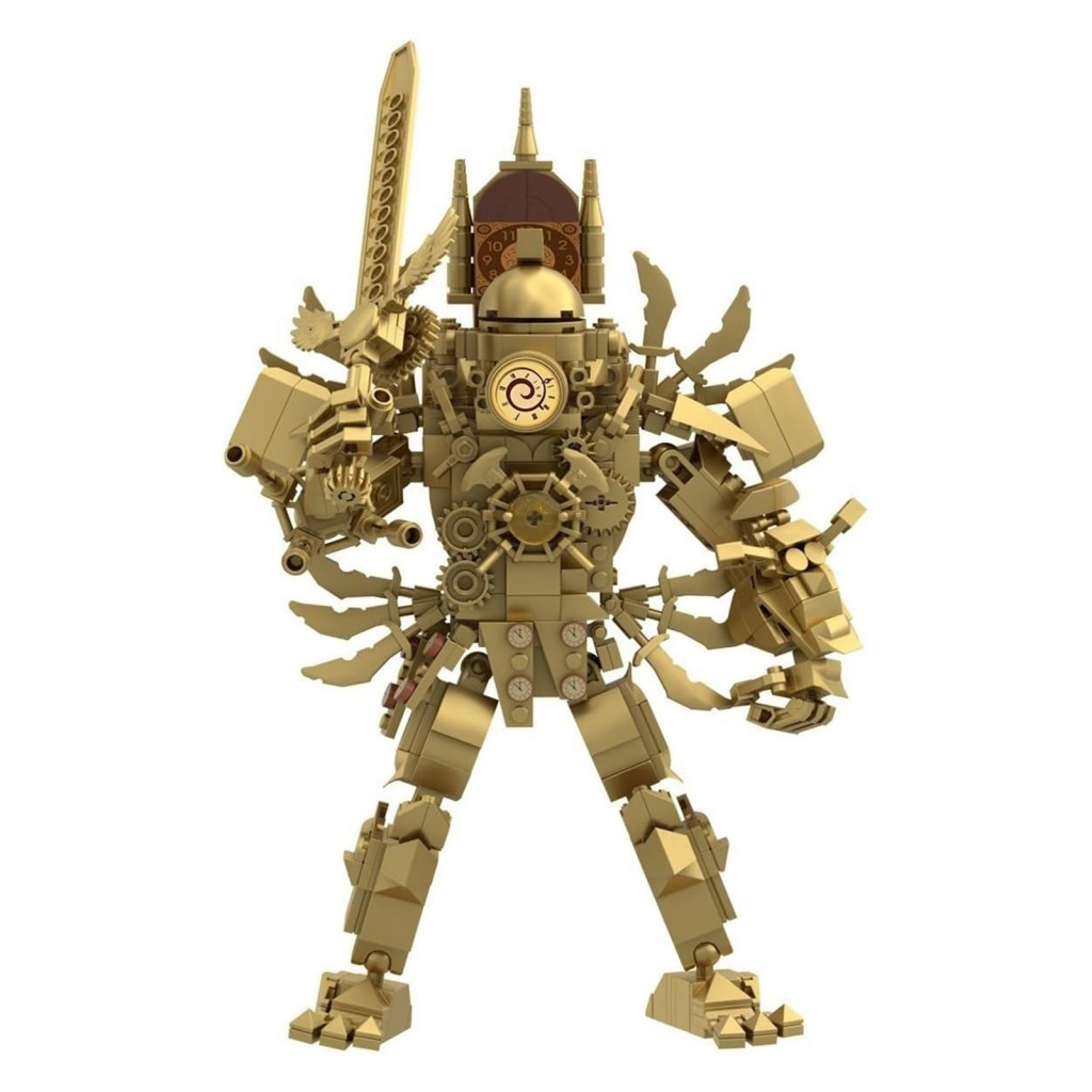 Lego-compatible Building Toy for Kids Super Clock Man Building Block ...