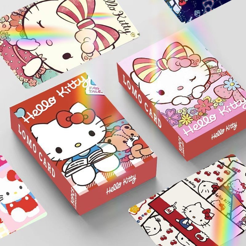 Sanrio Hello Kitty Laser Flash Lomo Card Photocard Collectible Card ...