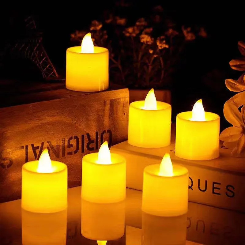 24PCS LED Flameless Candle Lamp/tealight candle Wedding Birthday ...