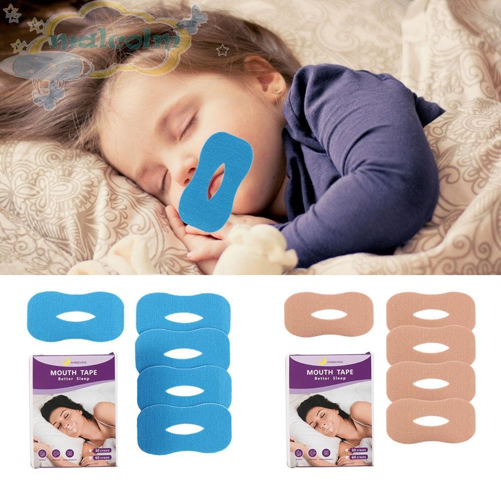 MALCOLM 30Pcs/box Anti-Snoring Mouth Tape, Prevent Mouth Breathing Mandibular Correction Mouth ...