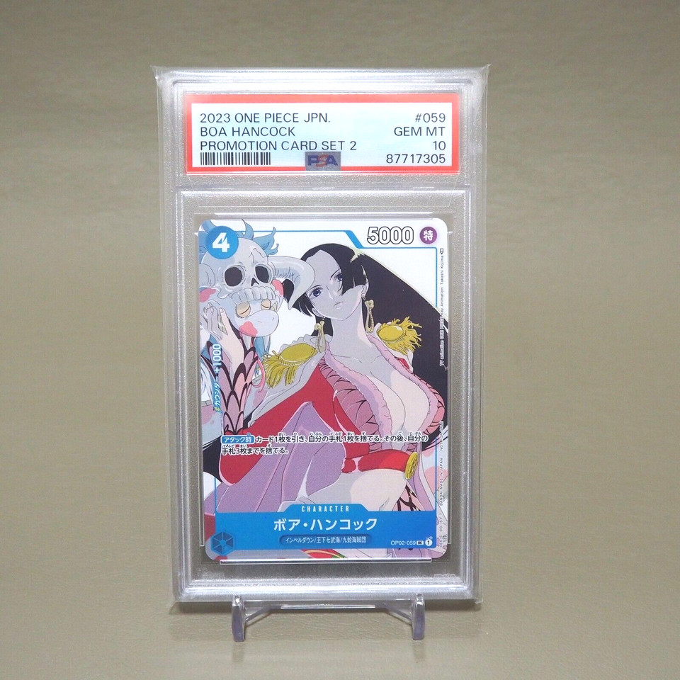 One Piece Card PSA10 Boa Hancock OP02-059 UC Promo 2023 Japanese PS314 | Shopee Singapore