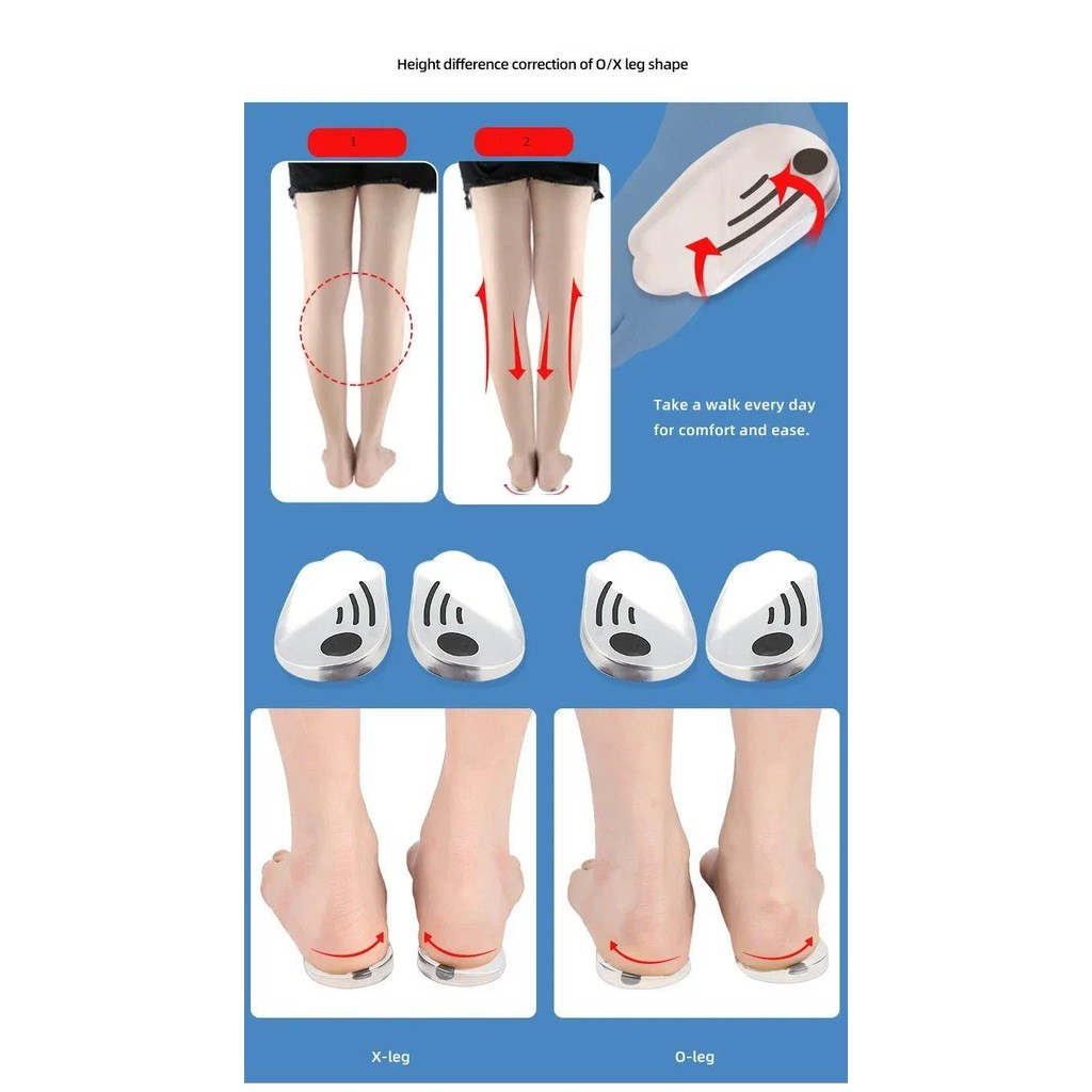 1 pair of reinforced magnet positive O rear pad OX-shaped legs inner ...