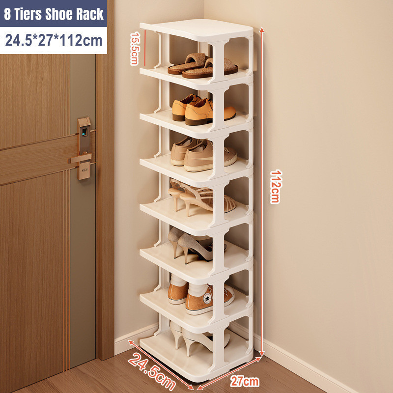 🔥🔥🔥[SG LOCAL STOCK]8 Tier Shoe Rack for HDB BTO Indoor Outdoor Plastic ...