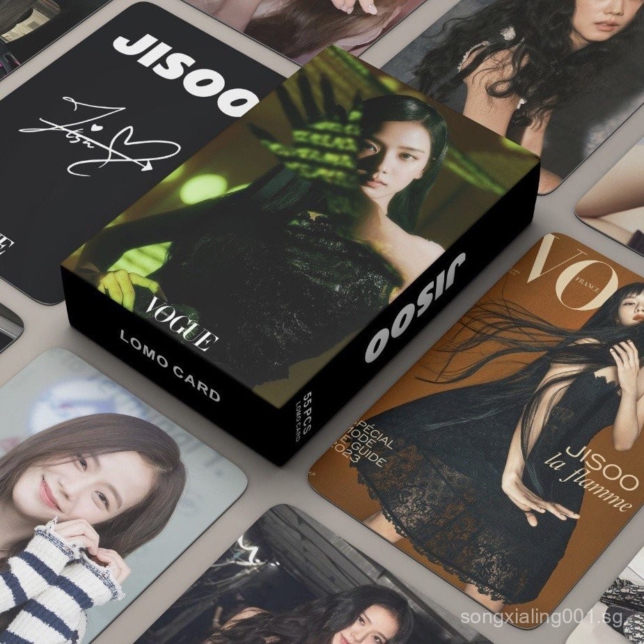 Jisoo Small Card Single Album Merchandise Vogue Magazine Card ...