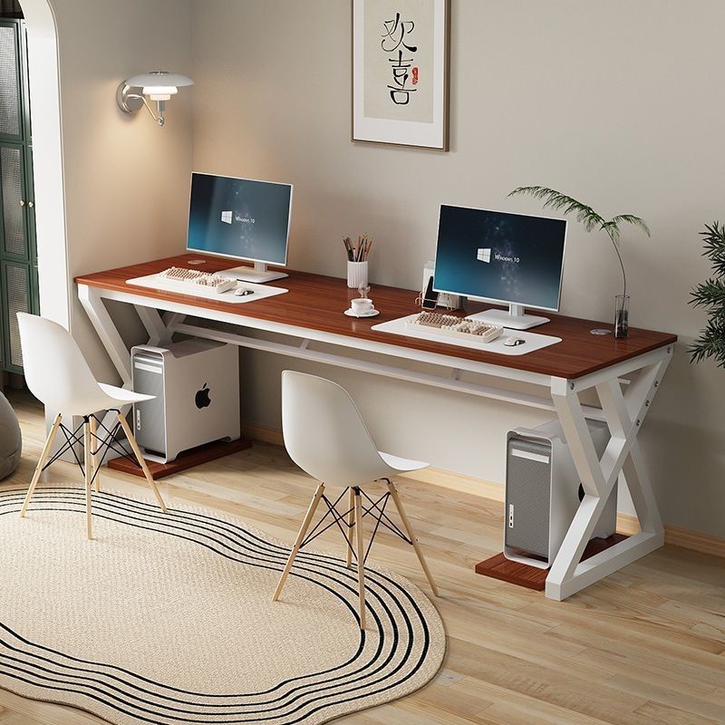 P·P M·O Ko Computer Desk Work Table Double Computer Desk, Double ...