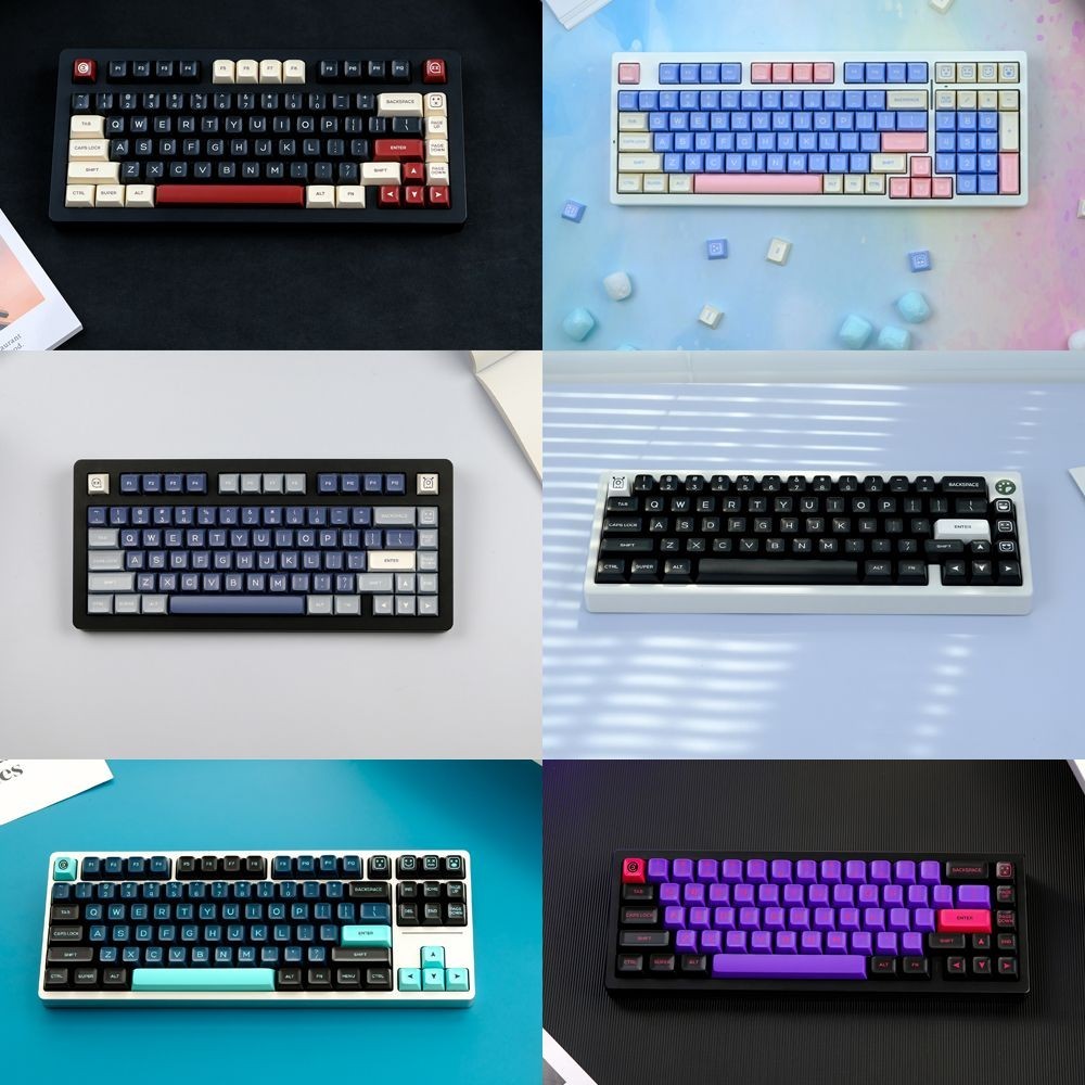 160 Keys Double Shot PBT Keycaps SA Profile Rich Color Custom Keycaps ...