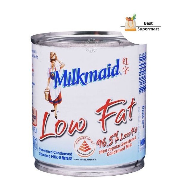 Milkmaid Sweetened Condensed Milk Skimmed Low Fat 392g | Shopee Singapore