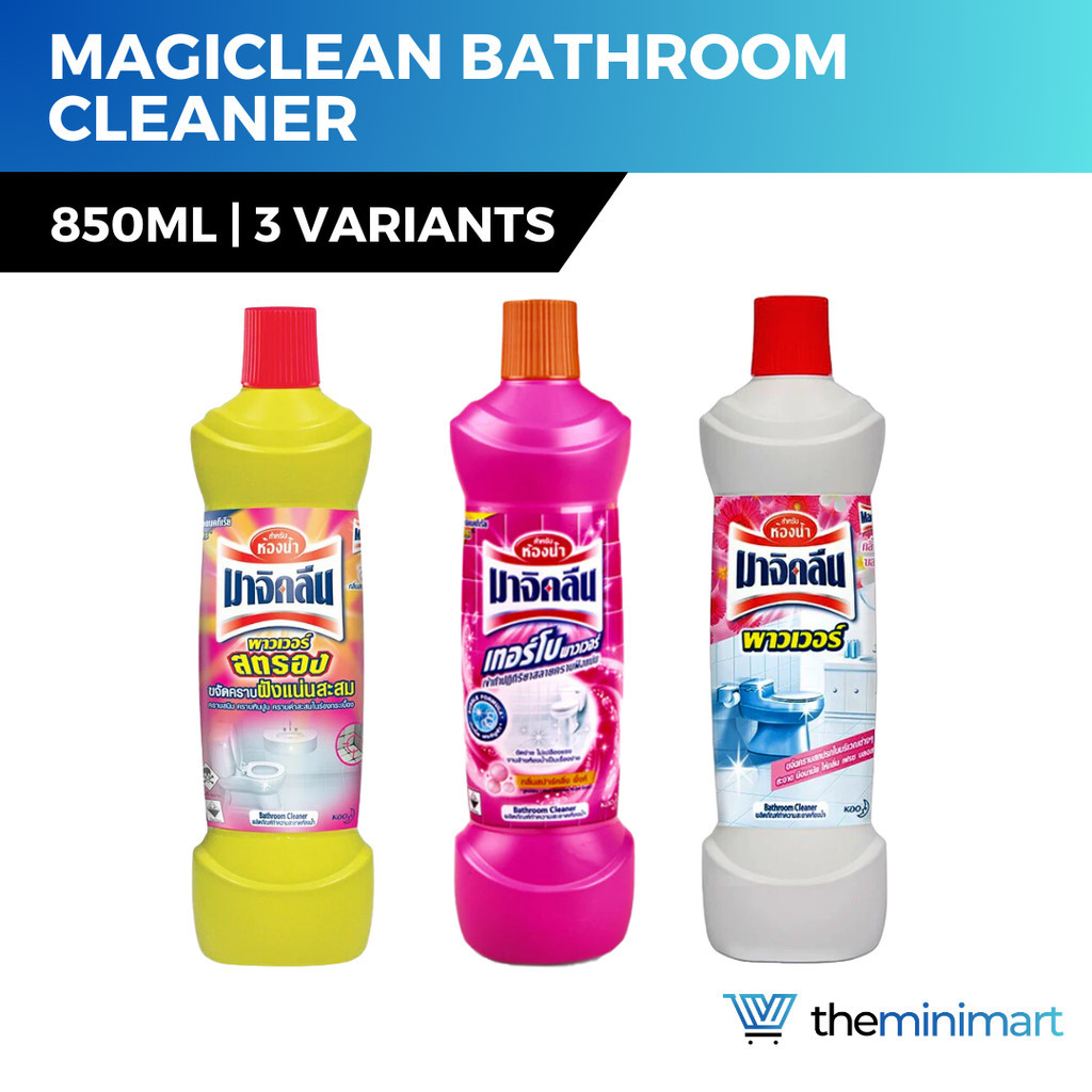 Magiclean Bathroom Cleaner 850ml Power Strong Turbo Powerful Fresh Effective Deep Cleaning Germ ...