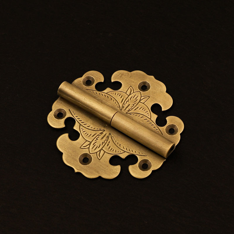 Chinese Antique Classical Brass Gift Box Jewelry Box Wooden Box Wine ...