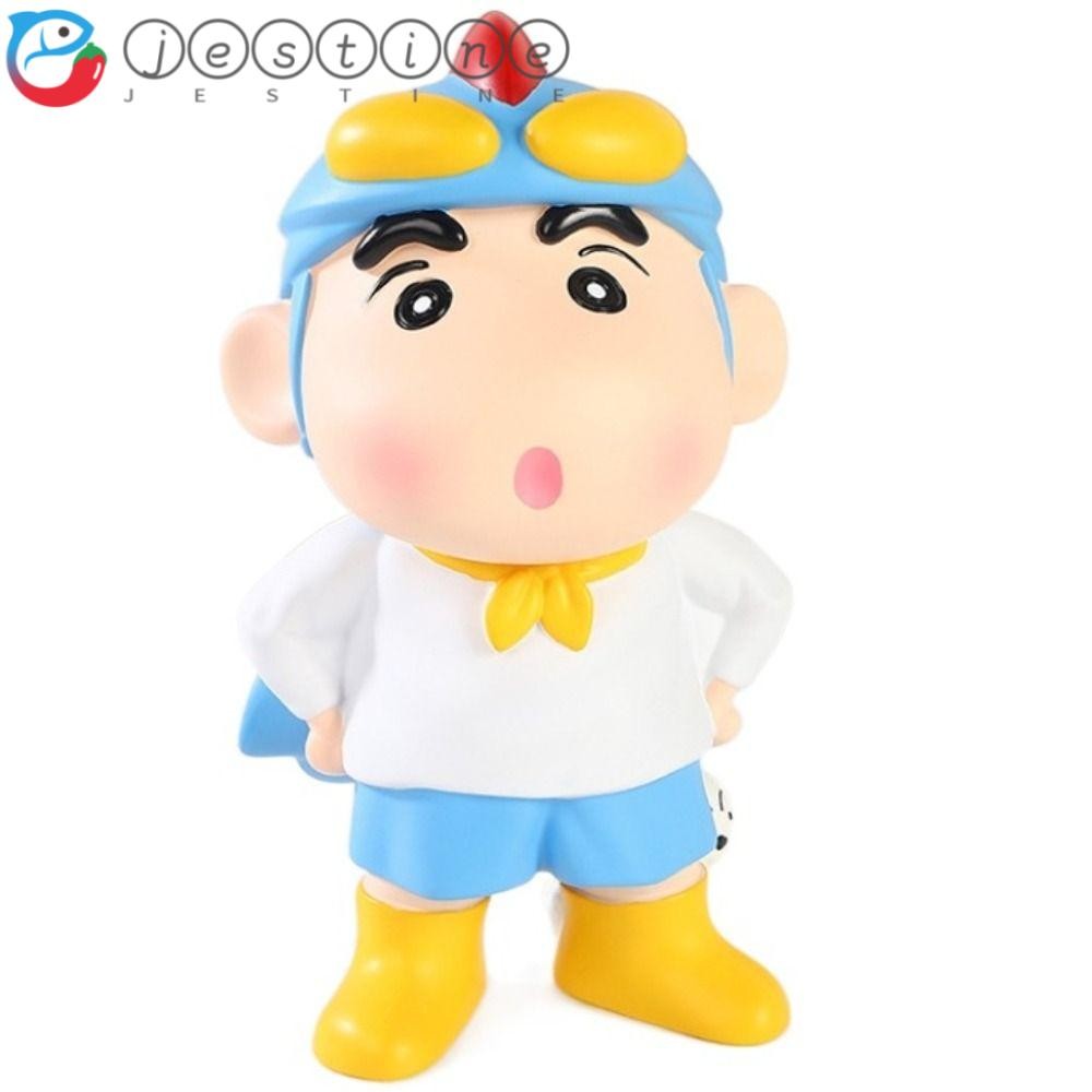 JESTINE Crayon Shin-chan Piggy Bank, Action Kamen Cosplay Crayon Shin ...