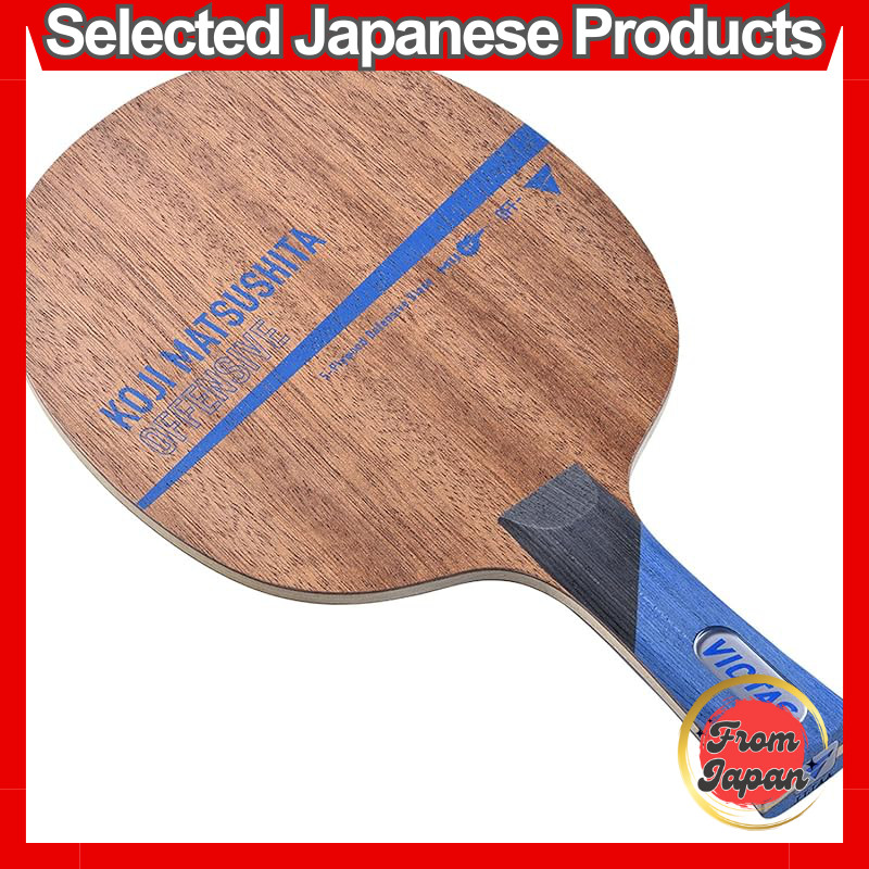 VICTAS Koji Matsushita Offensive Shakehand Table Tennis Racket - Defensive Model, 5-Ply Blade ...