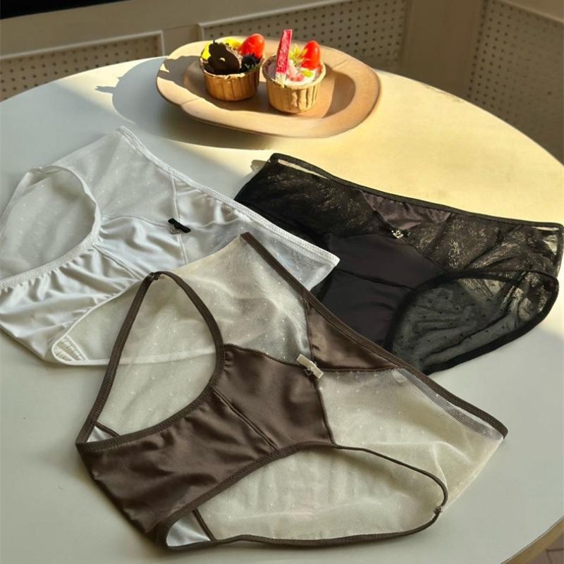 143155 with A Mid Rise Triangular Design Lace Mesh Meets Transparent ...