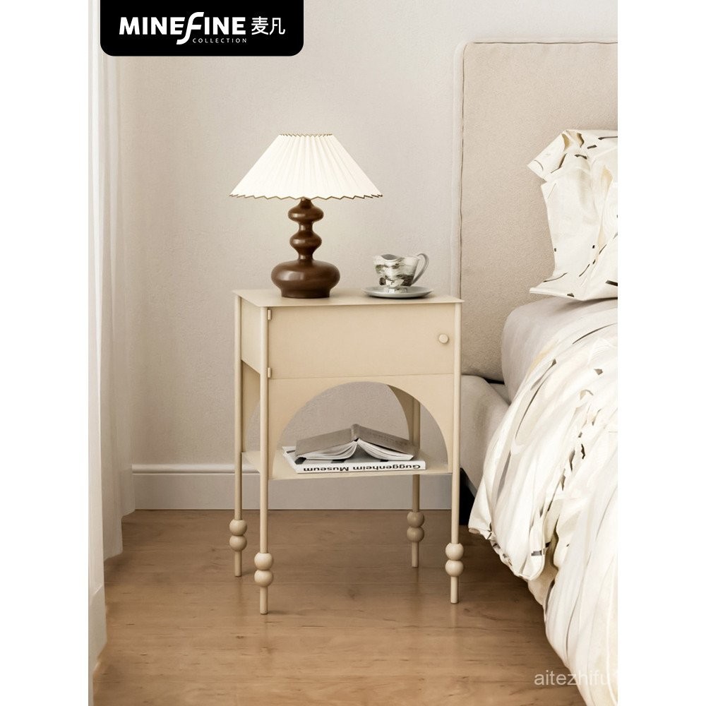 Maifan Bedside Table Simple Modern Bedroom Home Iron Art Bedside ...