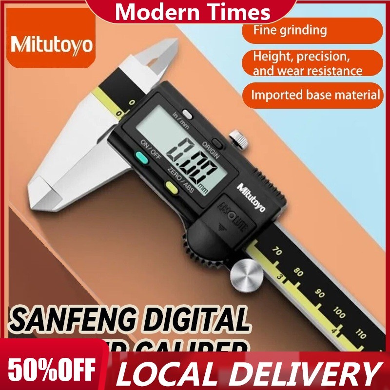 150mm 200mm 300mm LCD Mitutoyo Electronic digital Caliper Absolute Scale Stainless Steel Vernier ...